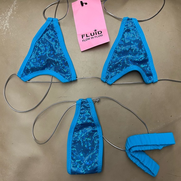 Handmade by Fluid Designs | Swim | Nwt Skimpy Handmade Cutout Triangle ...